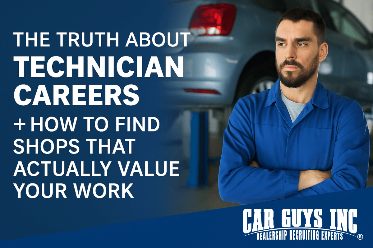 The Truth About Auto Technician Careers: Finding Shops That Value Your Work
